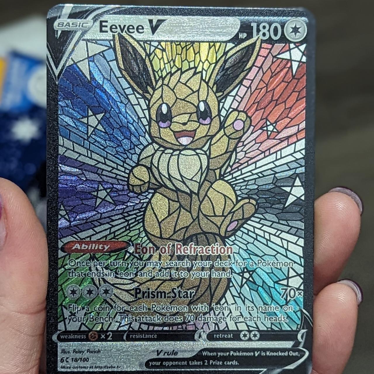 PROXY/CUSTOM CARD - Eevee V Mosaic Art This is a... - Depop