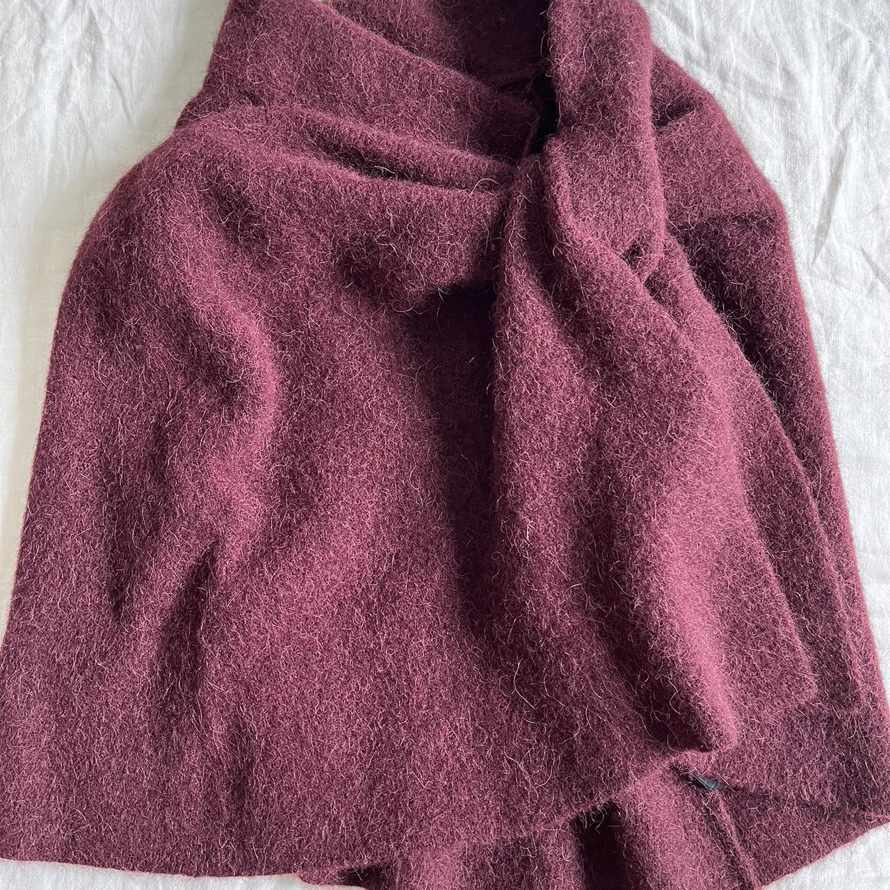 COS cropped shawl. Made with 34% alpaca wool.... - Depop