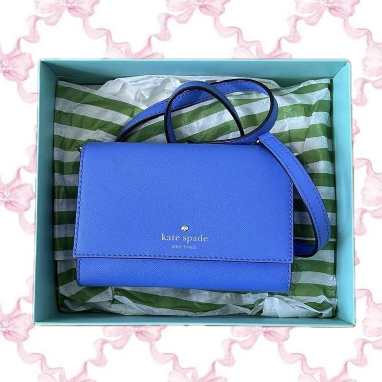 kate spade blue bag original packaging never... - Depop
