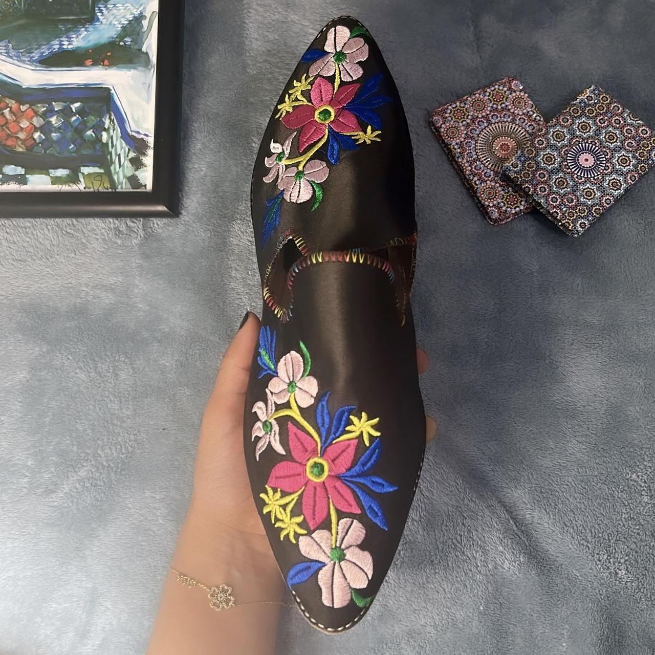 Gorgeous and Unique Moroccan Balgha Sandal (Babouche... - Depop