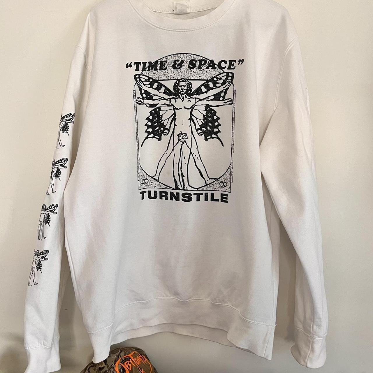 Turnstile time & space crewneck Size Large High... - Depop