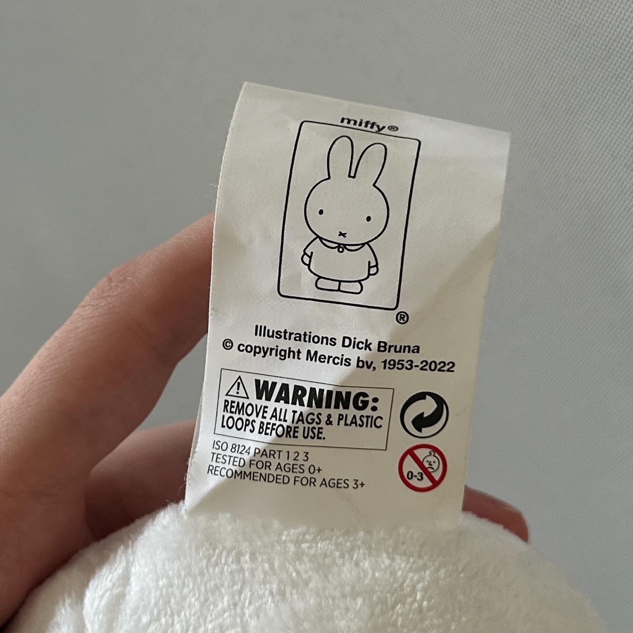 official licensed white mini miffy toy in perfect... - Depop