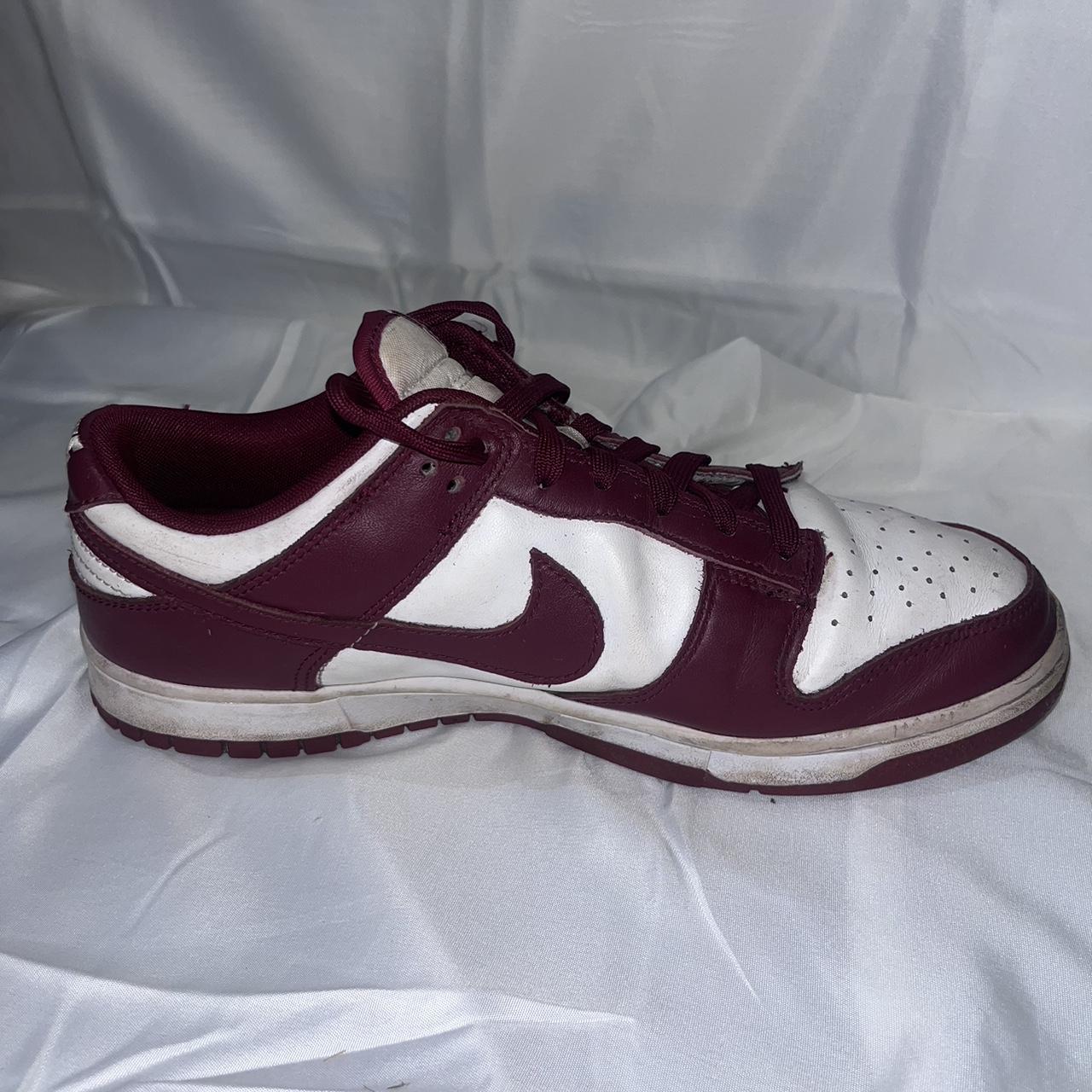 Nike Dunks Low Team Red Fairly worn Size 9 - Depop