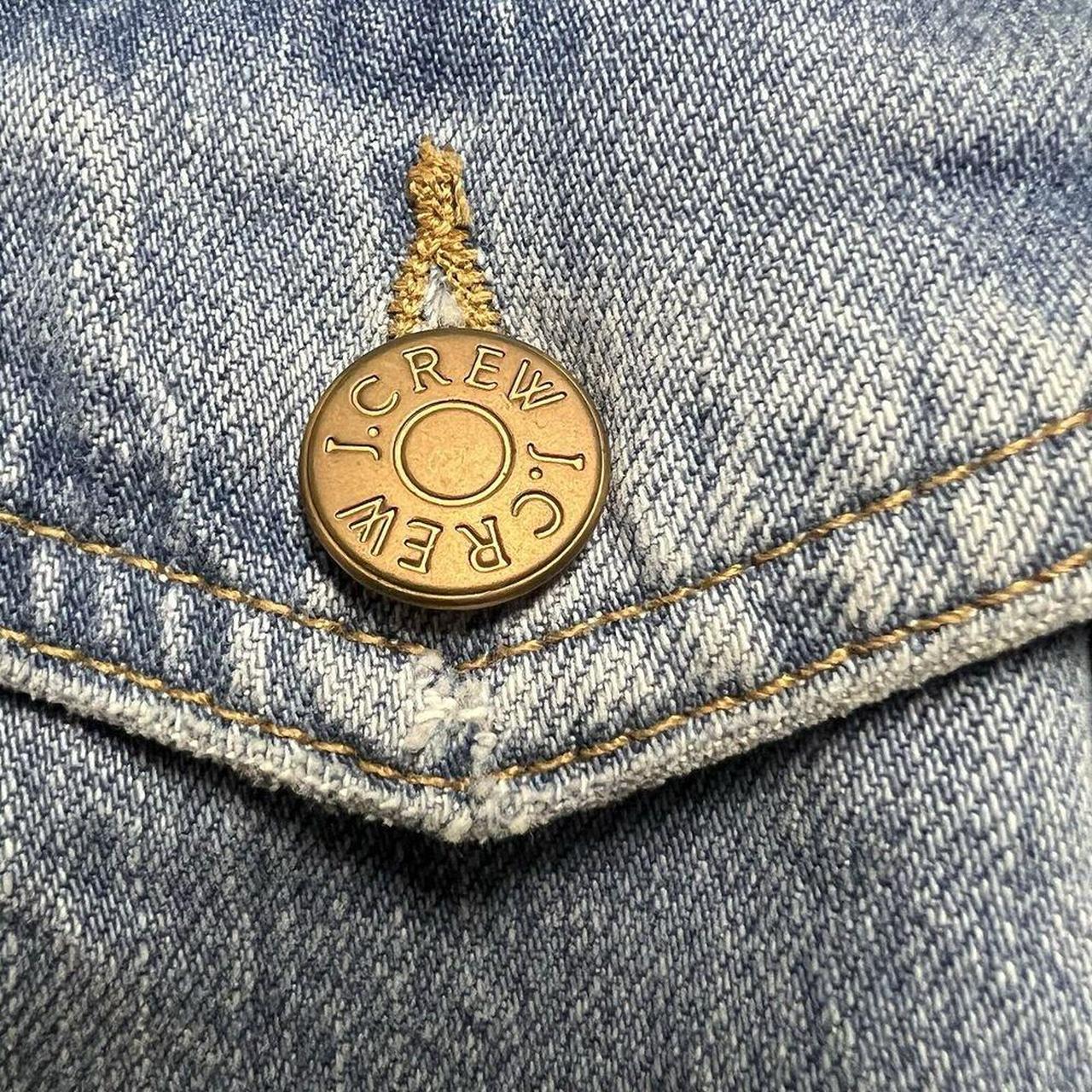 J Crew Authentic Outerwear Denim Trucker Jacket... - Depop