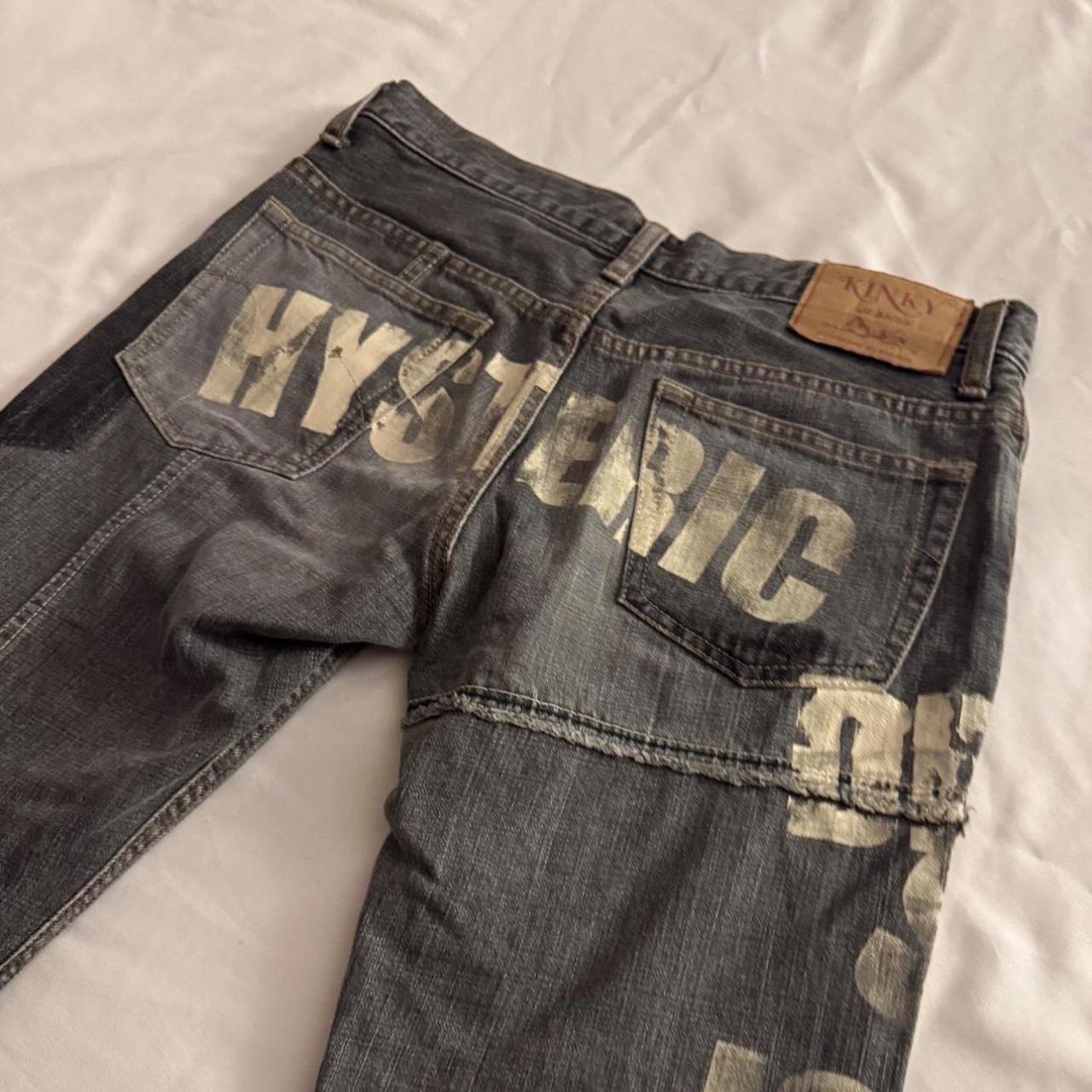 Crazy rare Hysteric Glamour flare patchwork denim,... - Depop