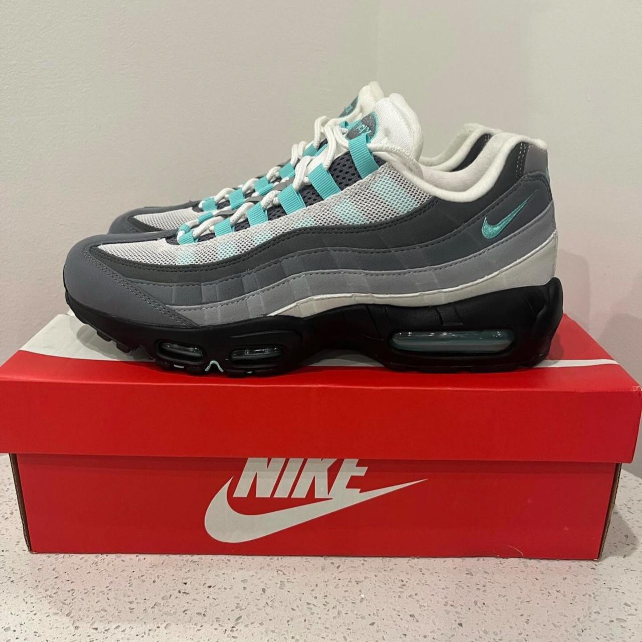 Nike Air Max 95 hyper turquoise UK 8 Original boxing - Depop