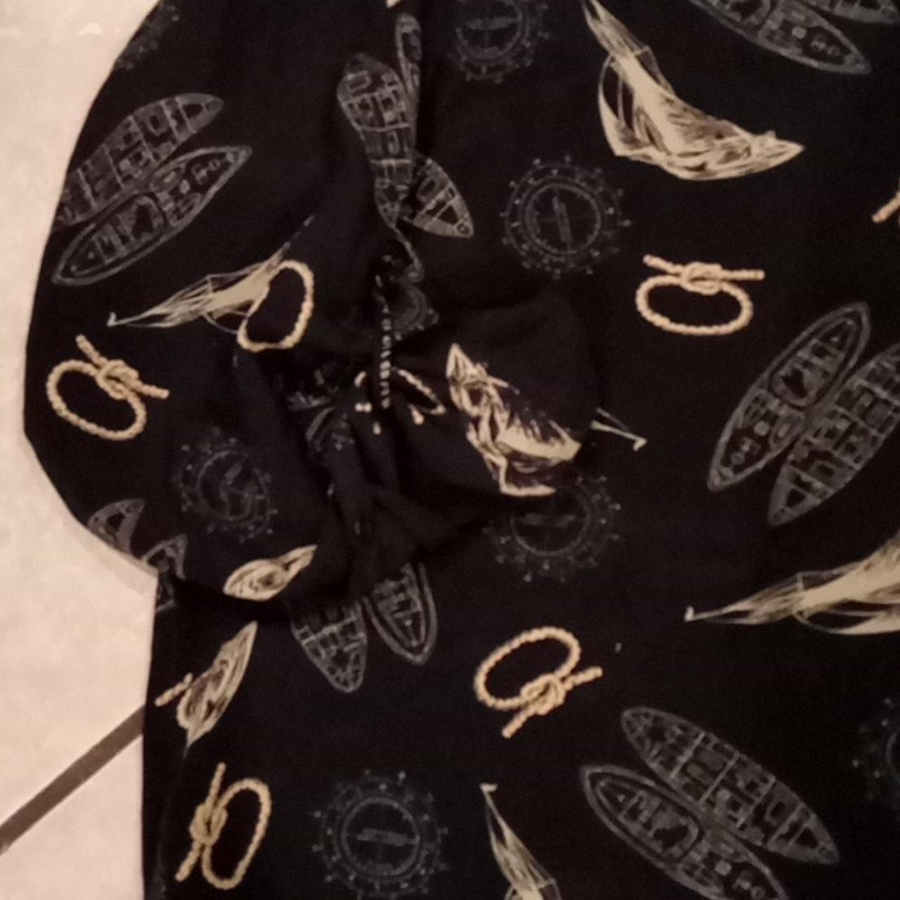 Ralph Lauren 100% Silk Top Nautical Sailing Boat... - Depop