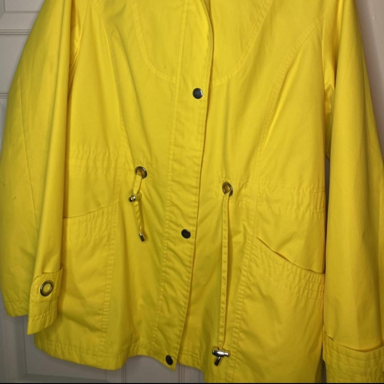 yellow jacket #windbreaker #jacket #yellow #designer... - Depop