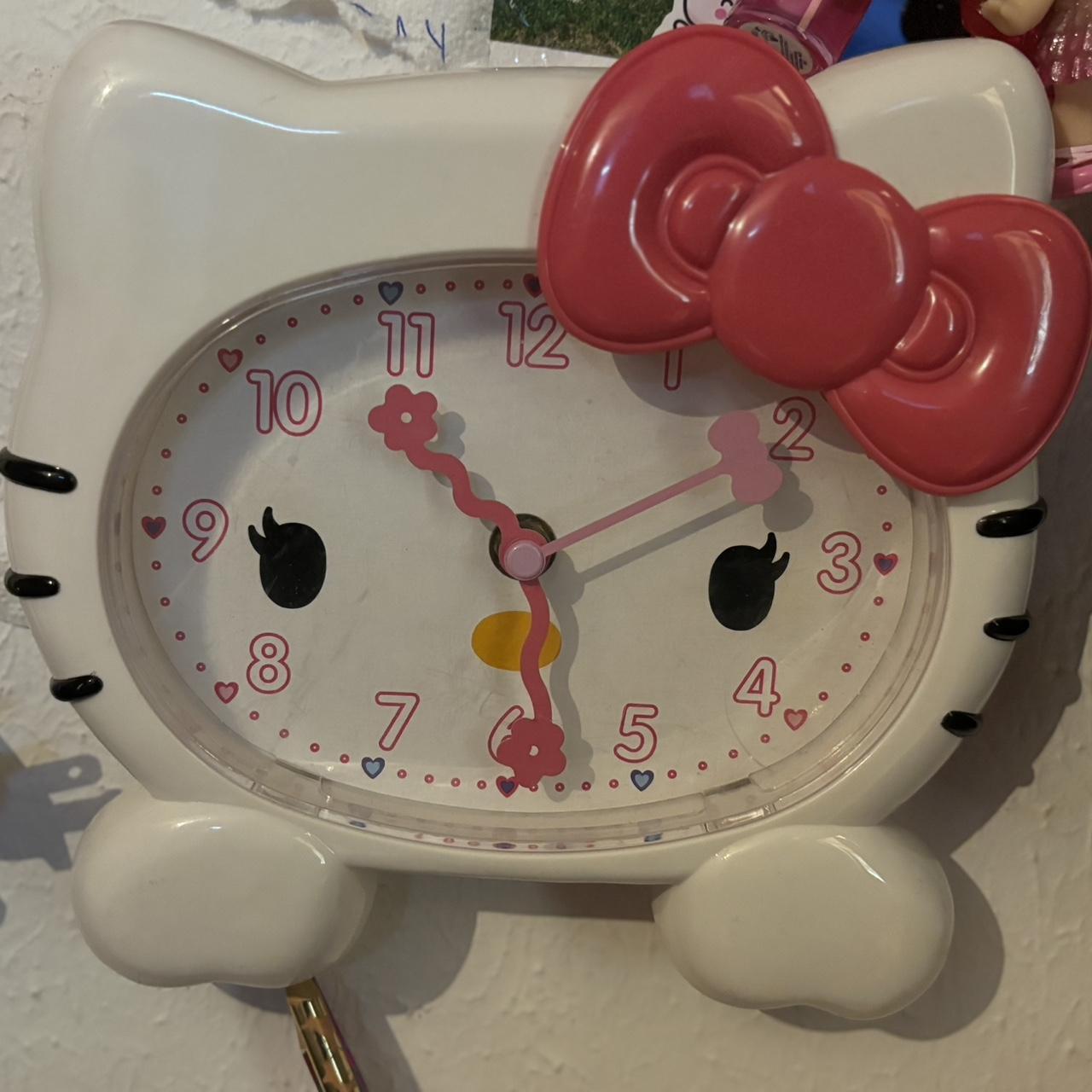 Hello Kitty clock - a cute and kawaii clock. Hello... - Depop