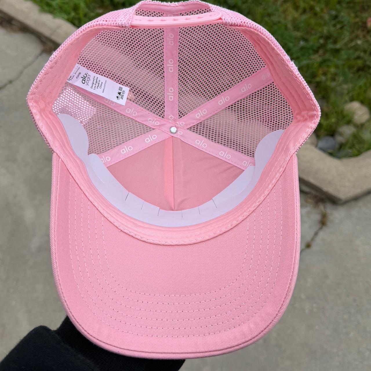 Pink Alo Yoga trucker hat #yogalife •BRAND NEW WITH... | Depop