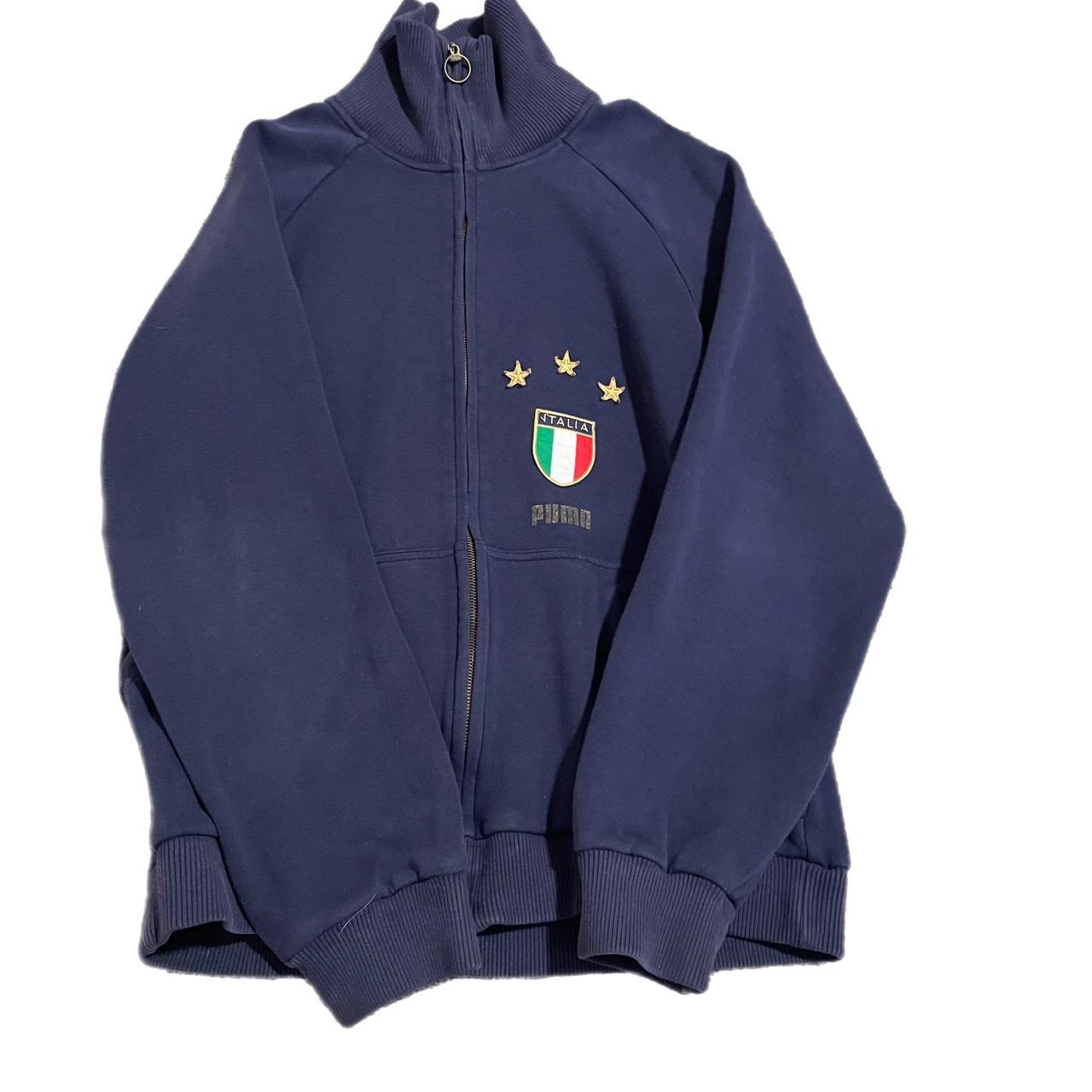 Vintage Puma Italy zip up Size - XL - Depop
