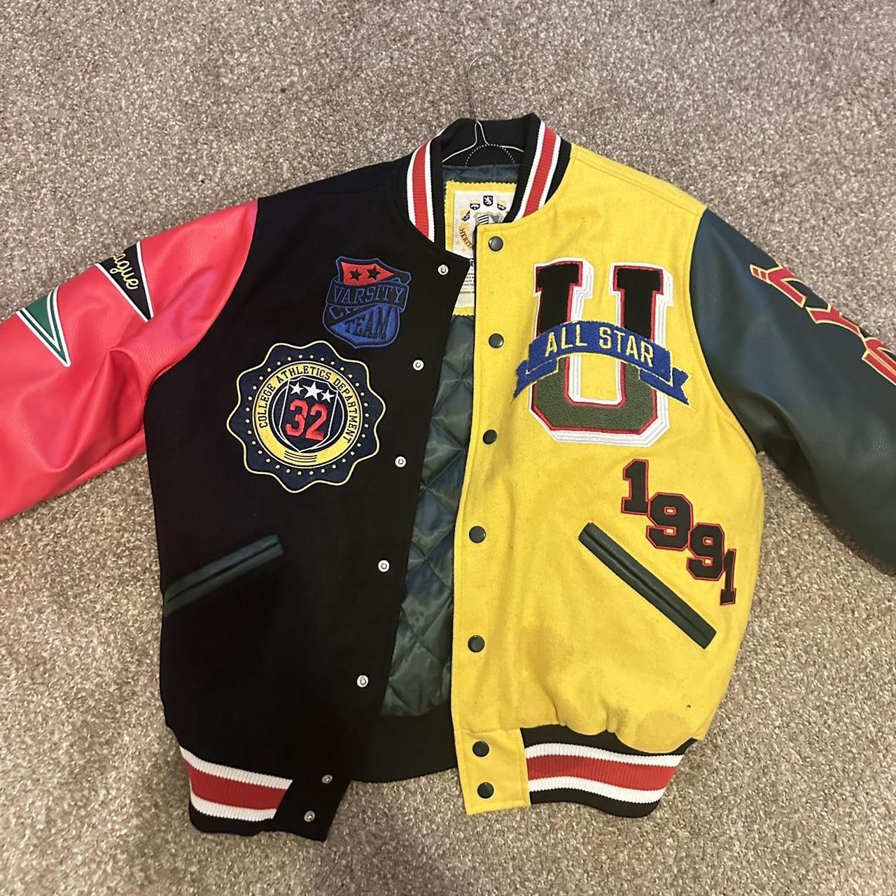 Smoke Rise Varsity Jacket. Size medium but... - Depop