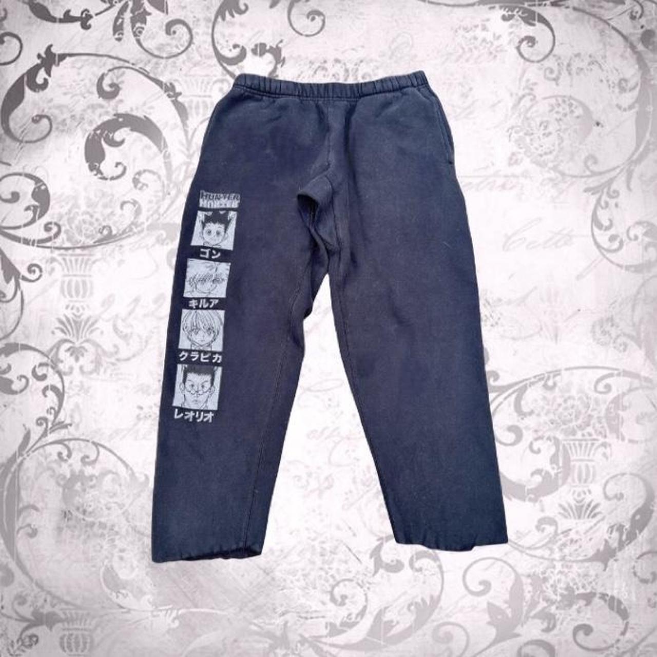 hypland x hxh size s black sweatpants cut a bit of... | Depop