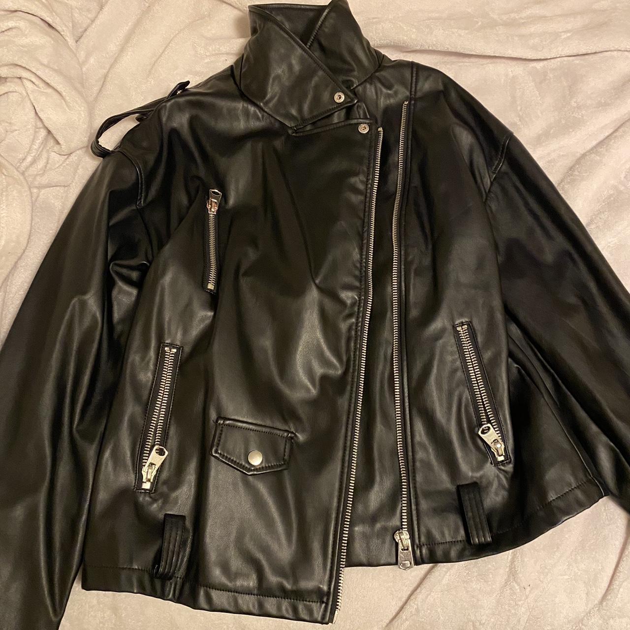 Forever 21 Leather Jacket. Size... - Depop