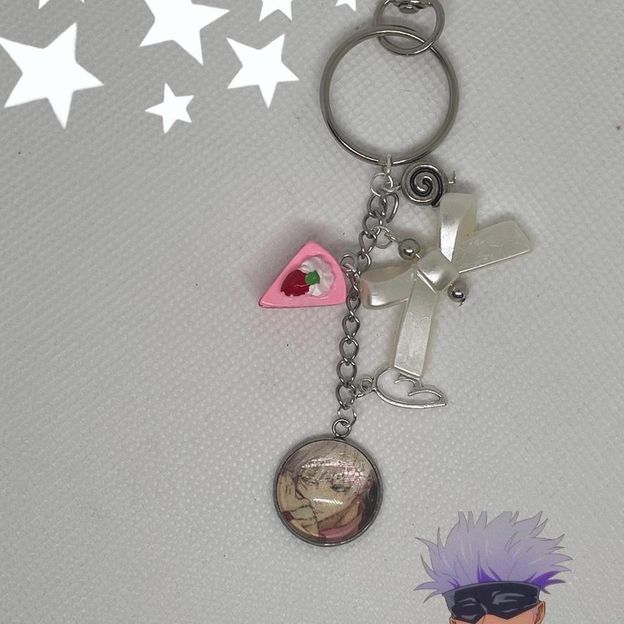 ⭐️Jujutsu Kaisen keychain - handmade with silver... - Depop