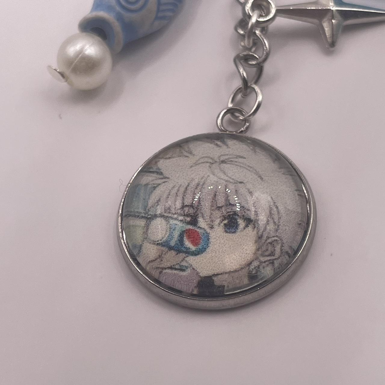 💙🤍Handmade HxH Killua keychain🤍💙 #anime... - Depop