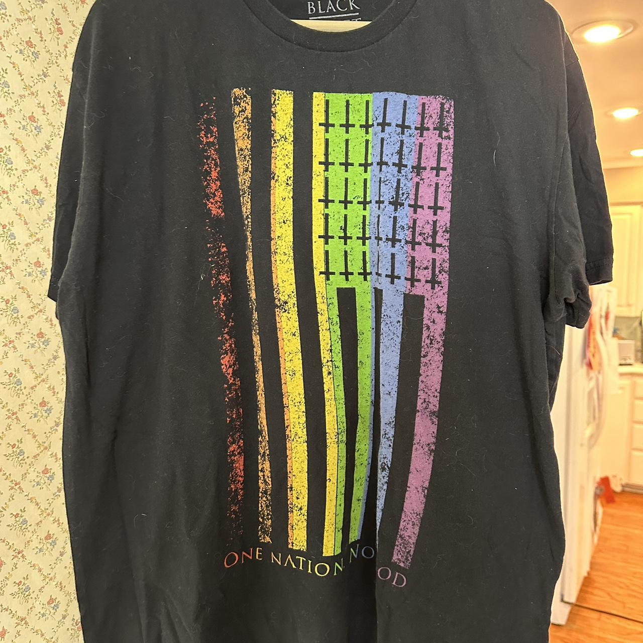 BLACKCRAFT CVLT ONE NATION NO GOD LGBTQ FLAG... | Depop