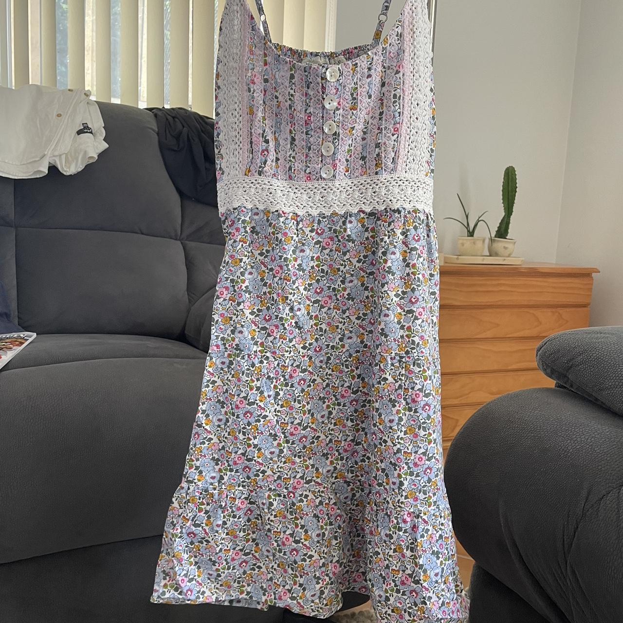 Tree of life dress, Medium Cutest tie back and lace... - Depop