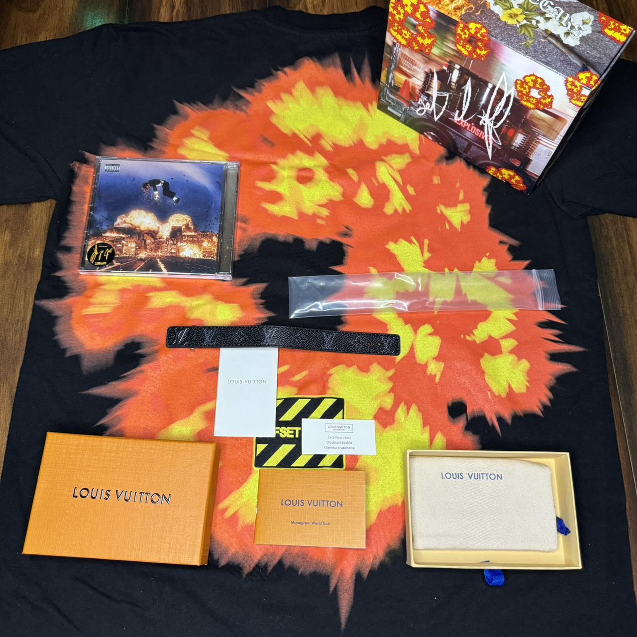 Brand new denim tears x offset collab -SMALL OFFSET... - Depop