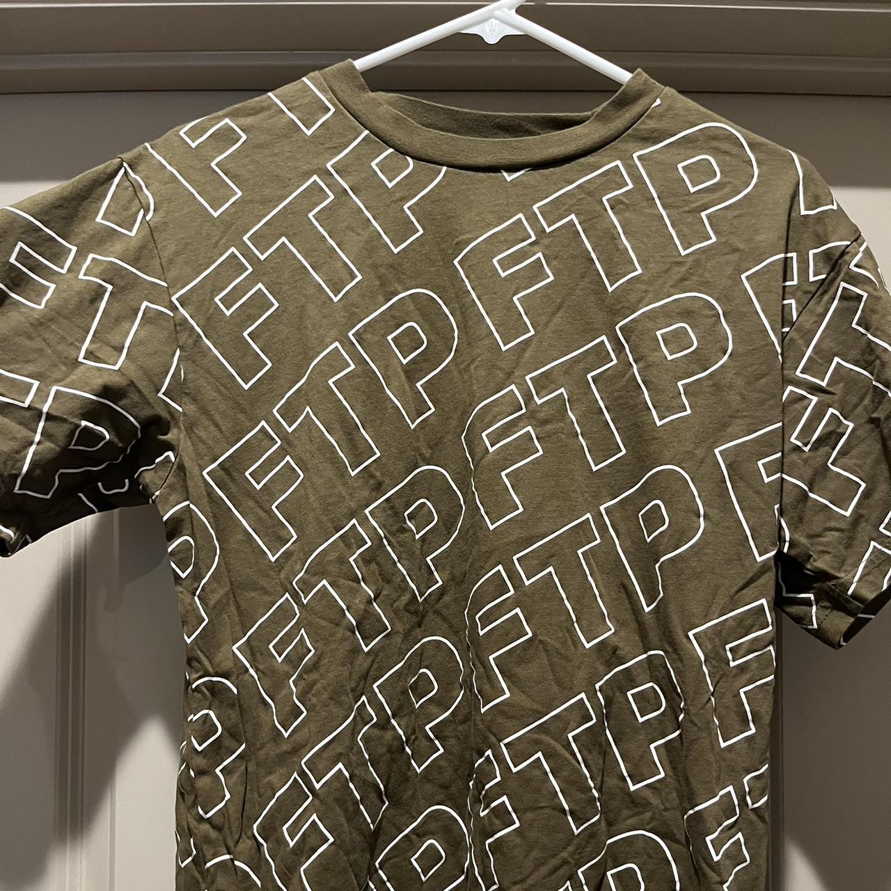 FTP All Over Green T Shirt RARE Perfect Condition. - Depop