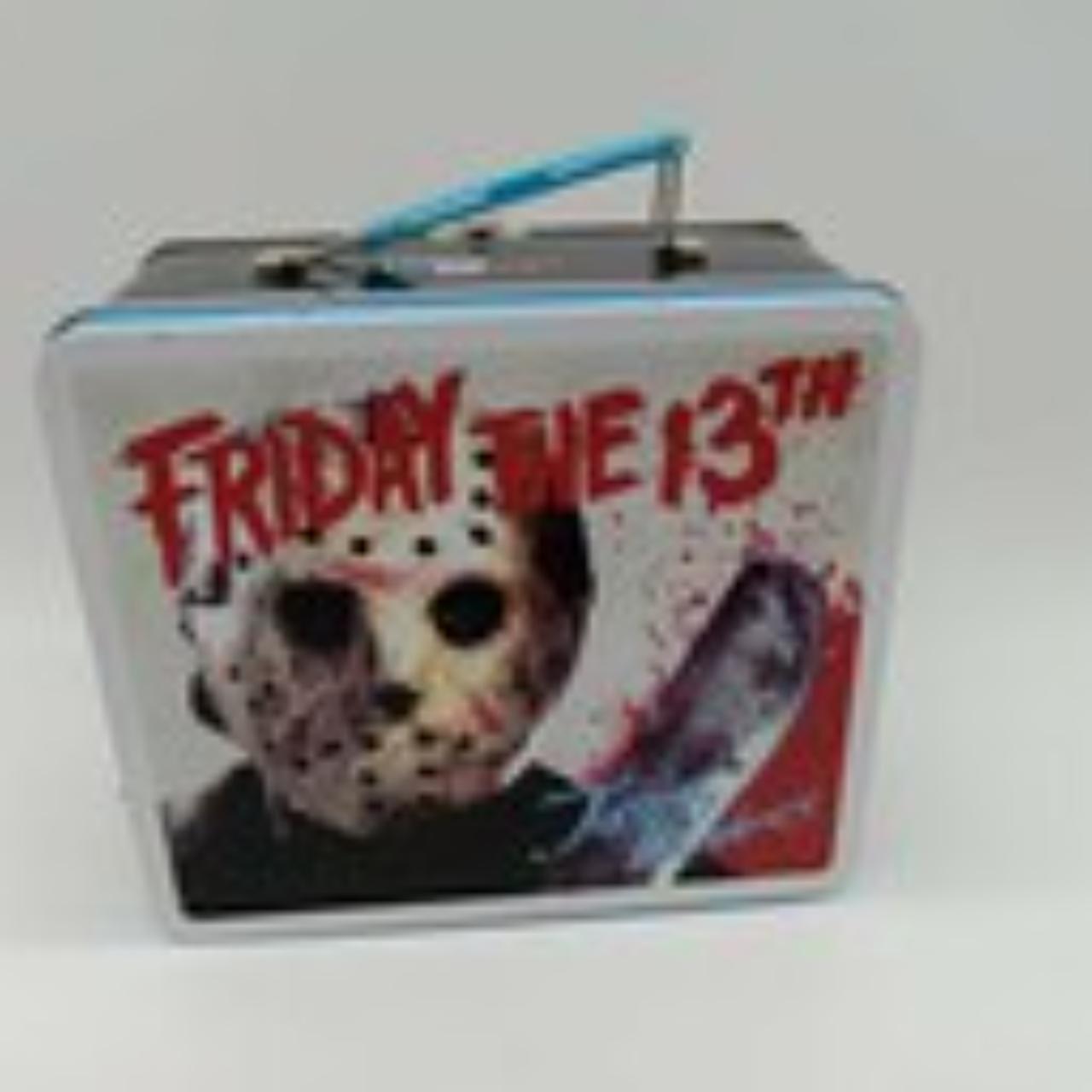 Jason Vorhees Friday the 13th Tin Lunch Box - Depop