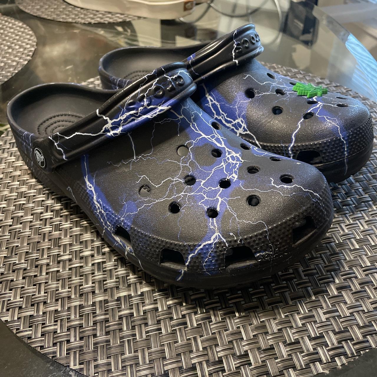 Crocs with jibbit • Size 7 men/9 women • No wear or... - Depop