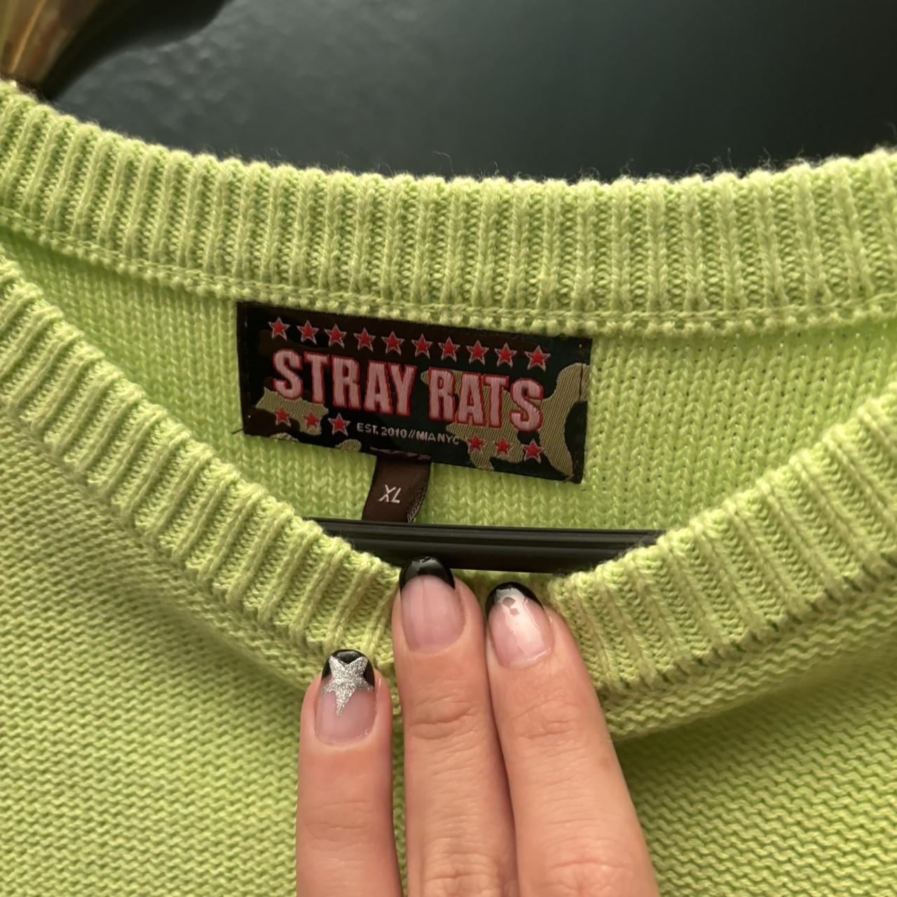 Stray Rats Rat Girl Sweater Size XL Never used, - Depop