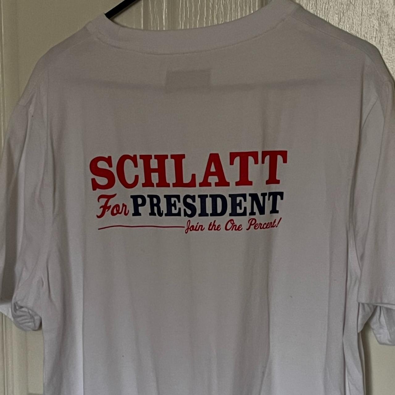 Schlatt 2020 Presidential Merch White T-Shirt - Depop