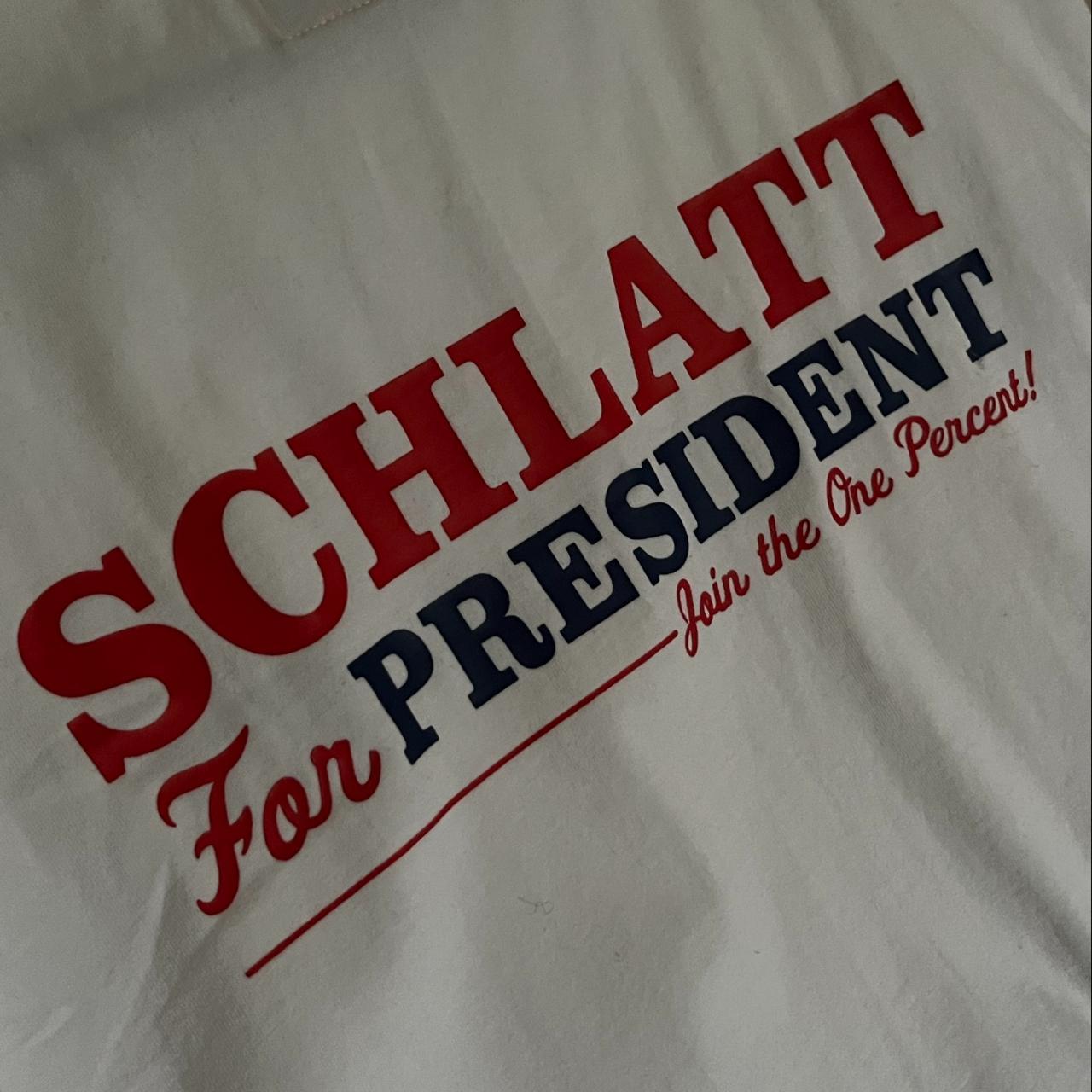 Schlatt 2020 Presidential Merch White T-Shirt - Depop