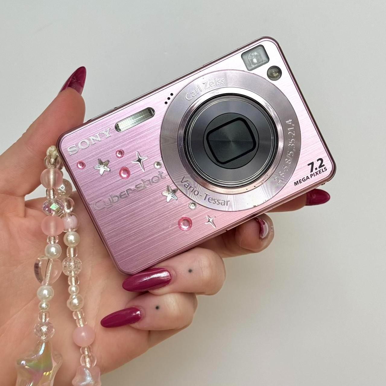 Sony Cybershot W120 Digital Camera 🍥🎀 Pastel Pink... | Depop