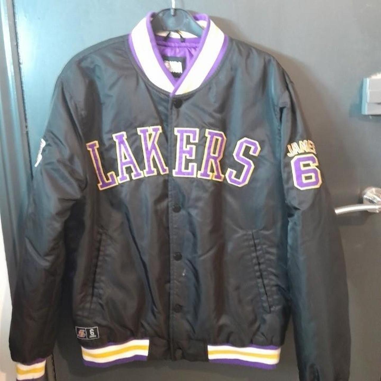 NBA lakers coat/jacket .. perfect condition, only... - Depop