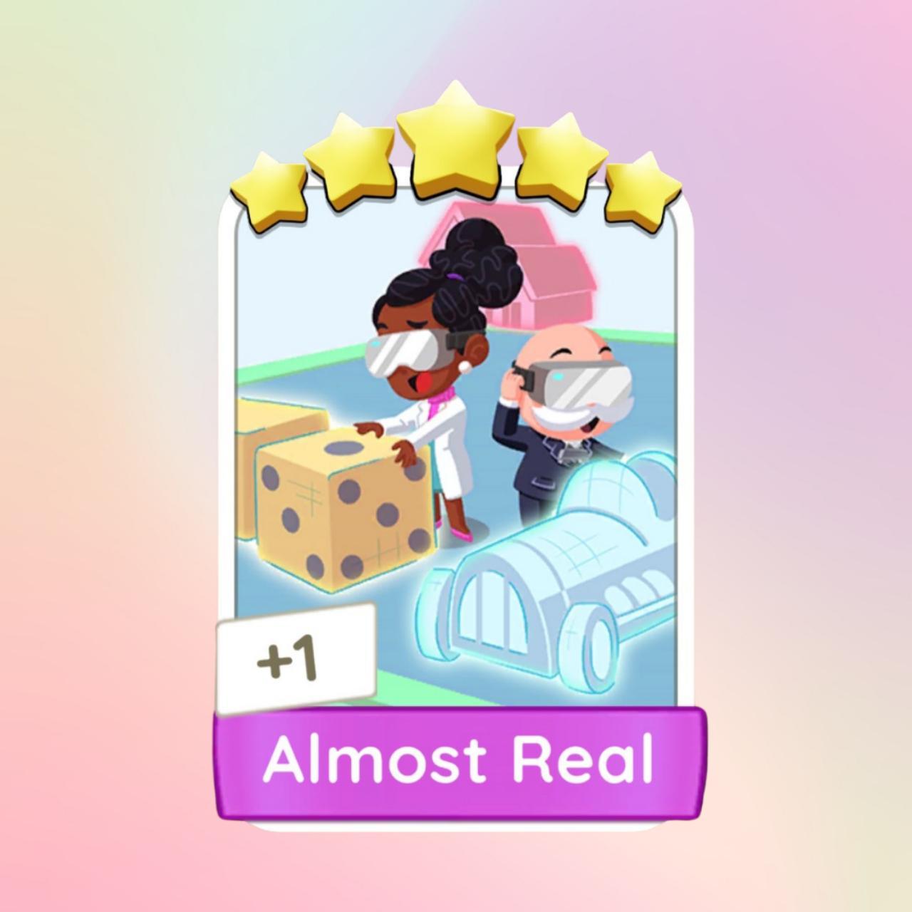 Almost Real - Monopoly 5-star sticker Please send... - Depop