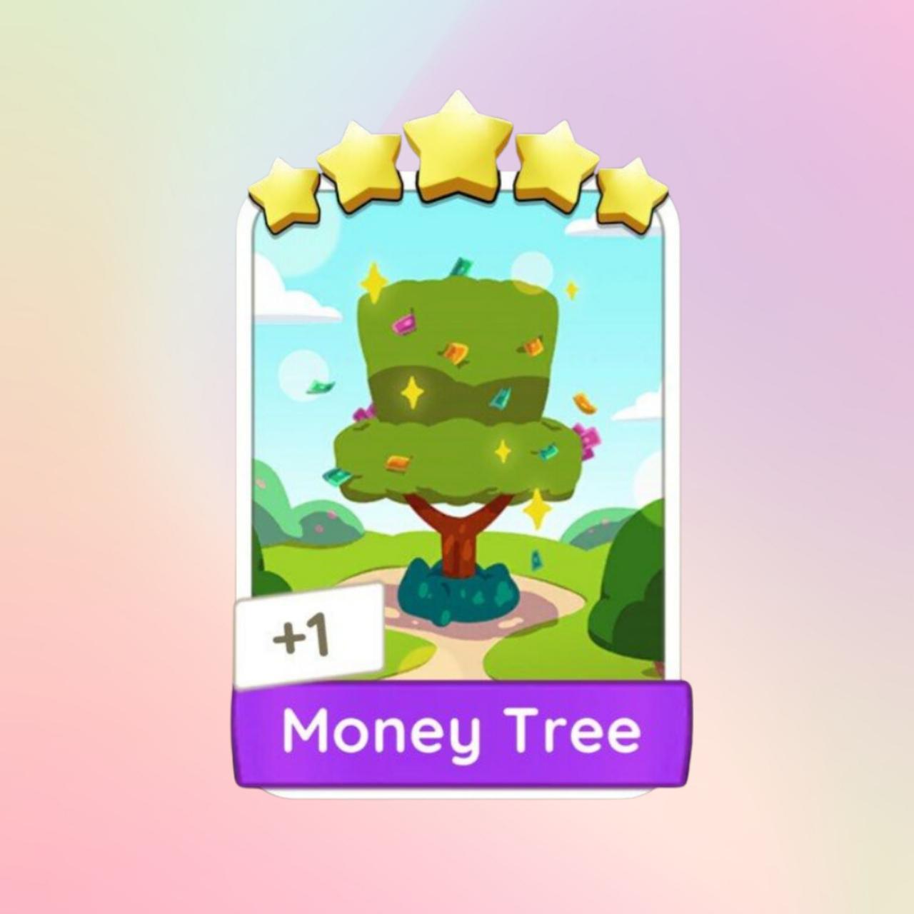 Money Tree - Monopoly 5-star sticker Please send us... - Depop
