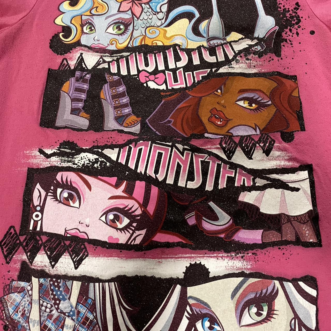 10-12 monster high shirt, 2014. slightly worn. - Depop