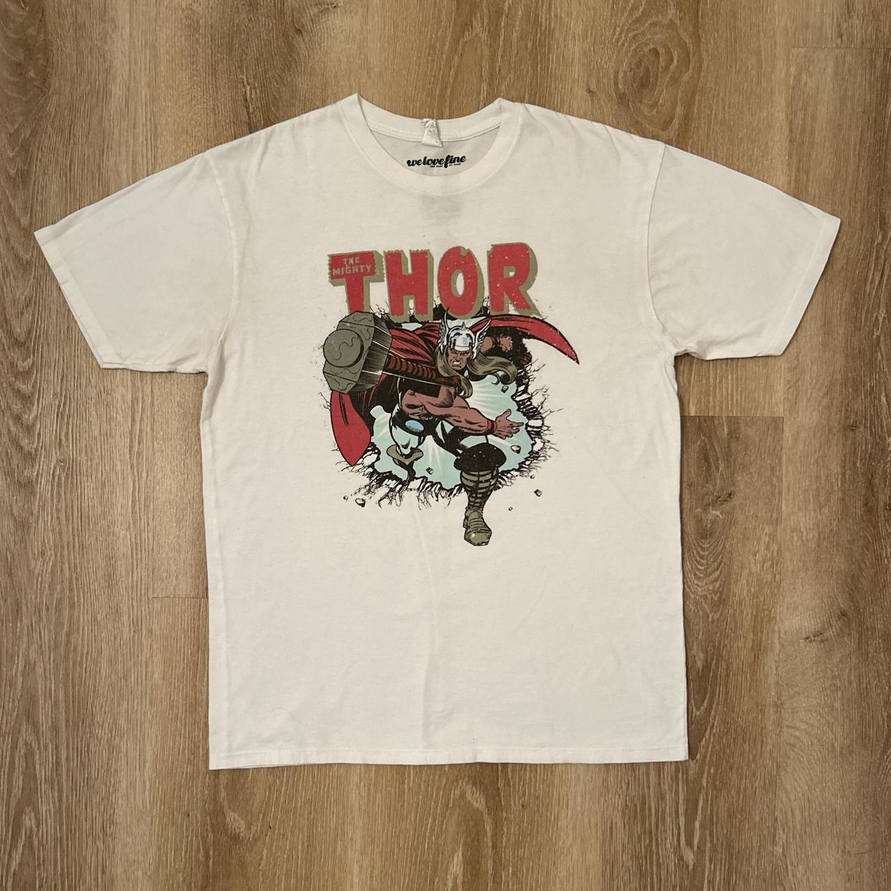 Thor shirt sick graffic on the front vintage - Depop