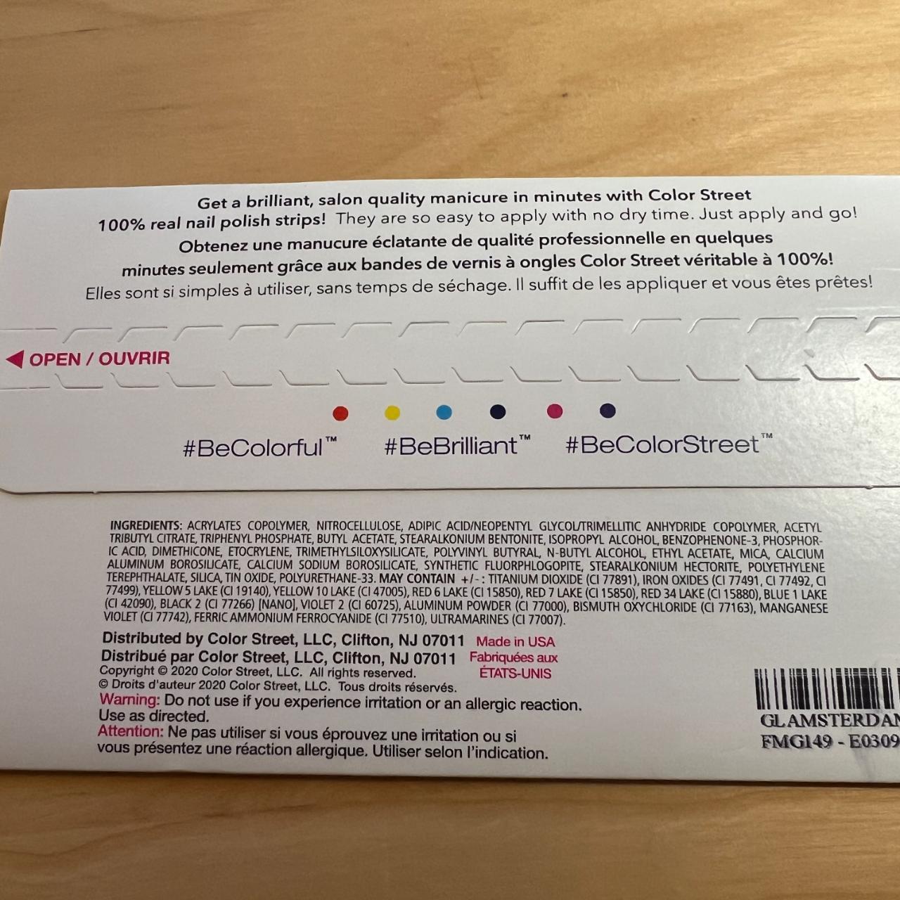 Color Street Glamsterdam Nail Polish Strips NIB... - Depop