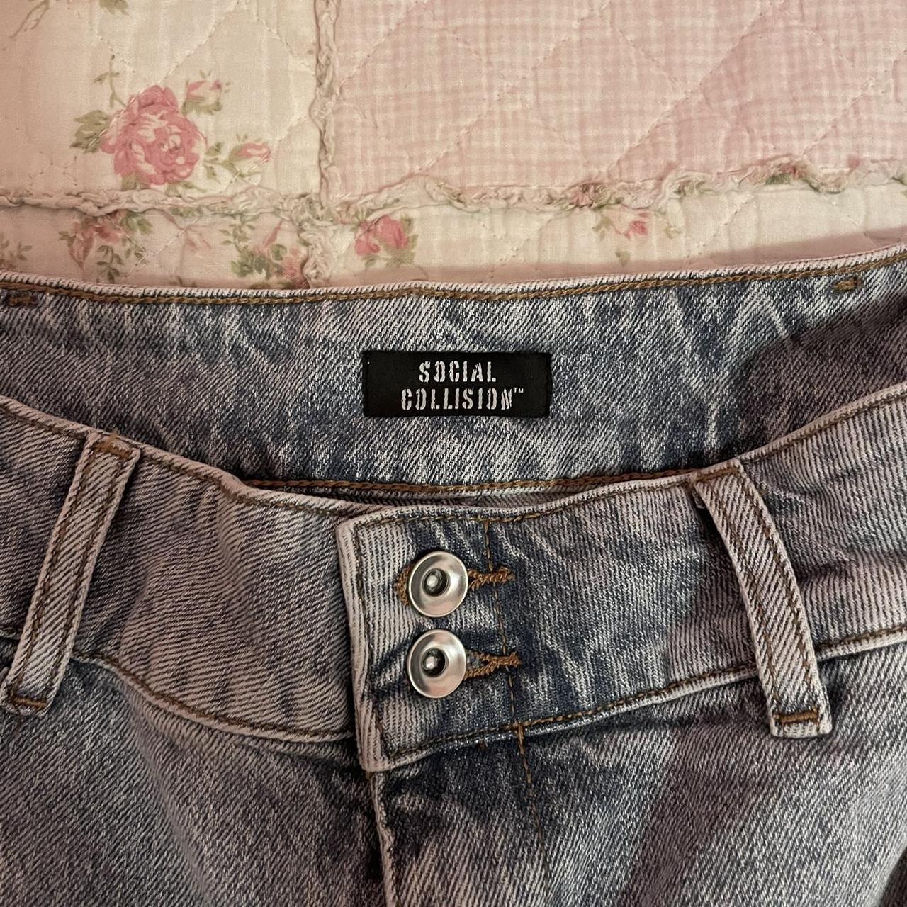 Hot topic star studded denim ruffle mini skirt ☆ - Depop