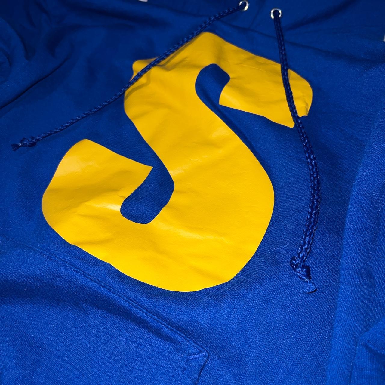 Vintage "S" logo hoodie. Has a 90's type fit to it.... - Depop
