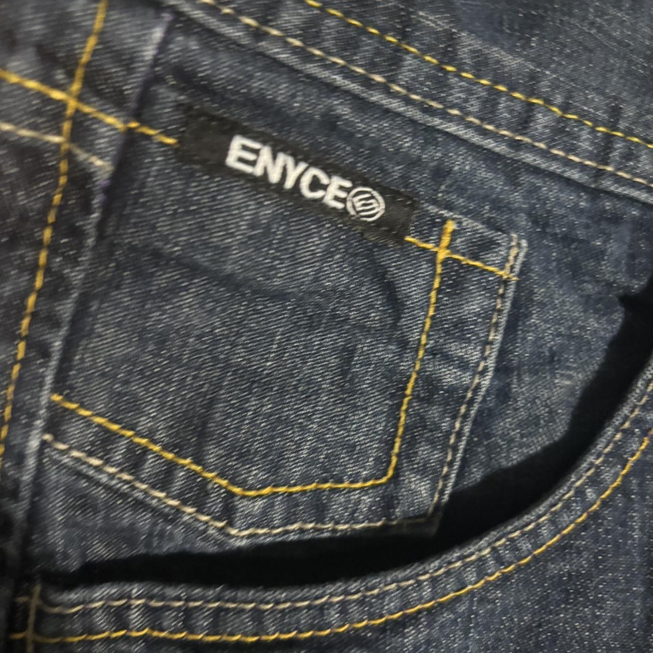 ENYCE Mens Relaxed Leg Jeans Sz 32 Dark Wash Y2K... - Depop
