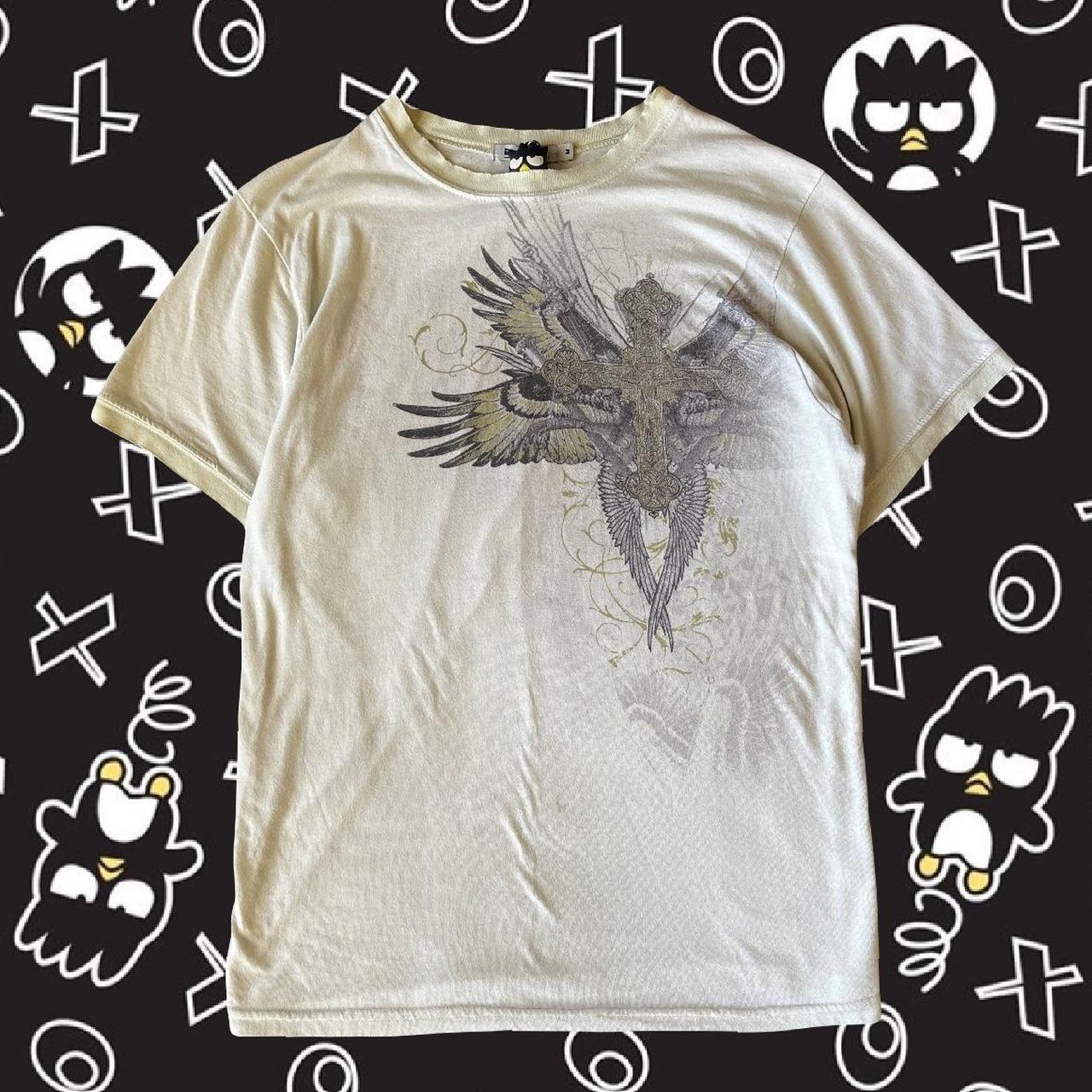 GRUNGE EMO Y2K 2000s CROSS AFFLICTION LIKE SHIRT ((... | Depop