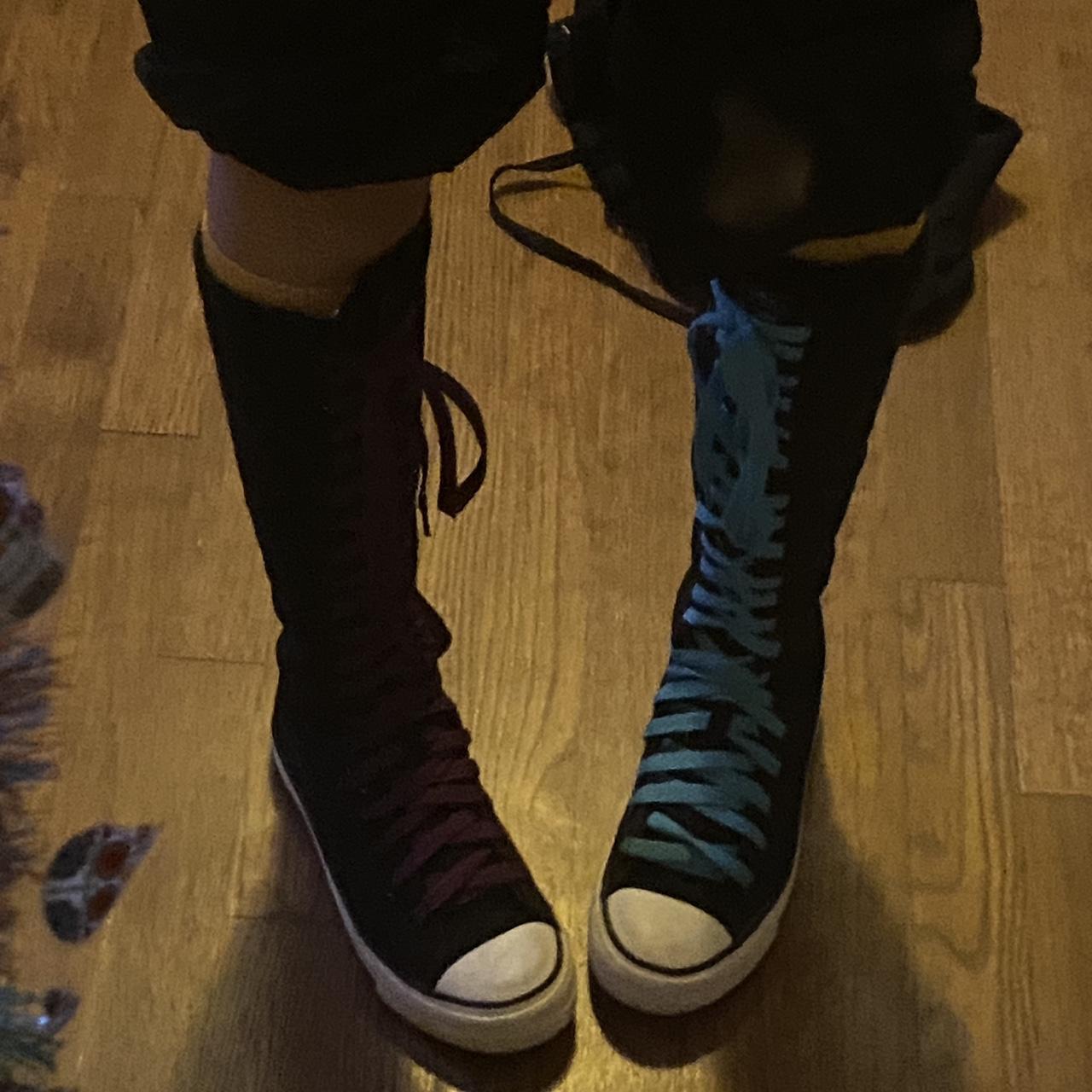 knee high rip off converse! 🚨THESE ARE NOT REAL... - Depop