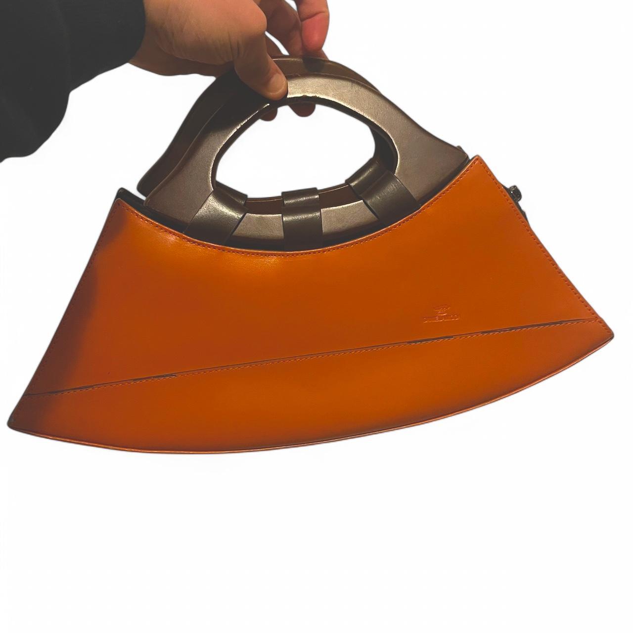 Daniel Amoda 80s orange hand bag. A little worn at... | Depop