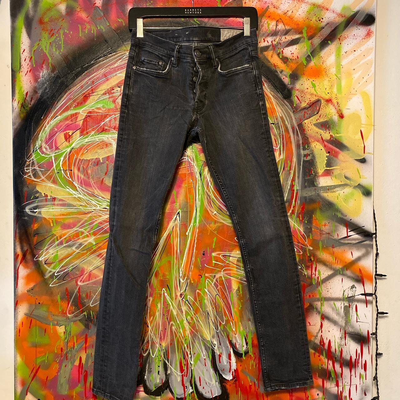 ALL SAINTS Print cigarette denim Skinny fit 98%... - Depop