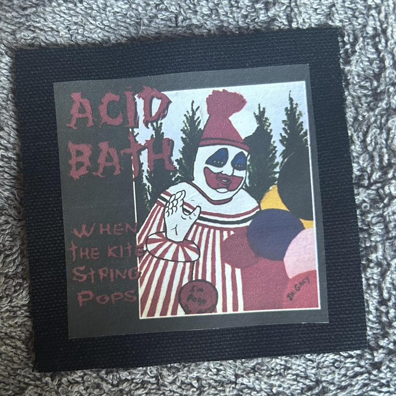 handmade acid bath patch around 3.5” by... | Depop