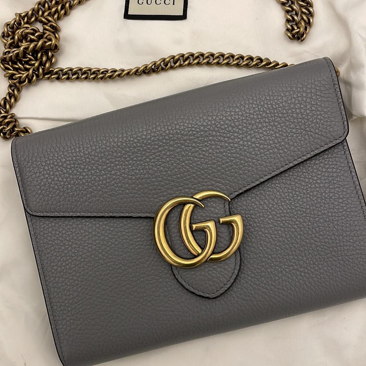 Grey Gucci Handbag. Used only 3-4 times. Looks like... | Depop