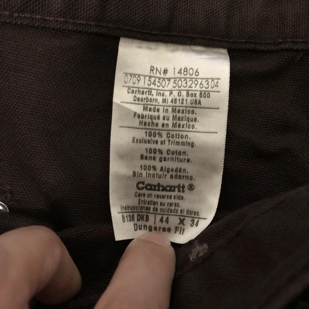 CARHARTT B136 DKB Dungaree Fit Utility Double Knee... - Depop