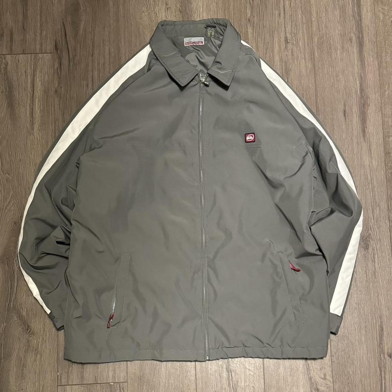 quicksilver jacket minor stain on left arm and... - Depop