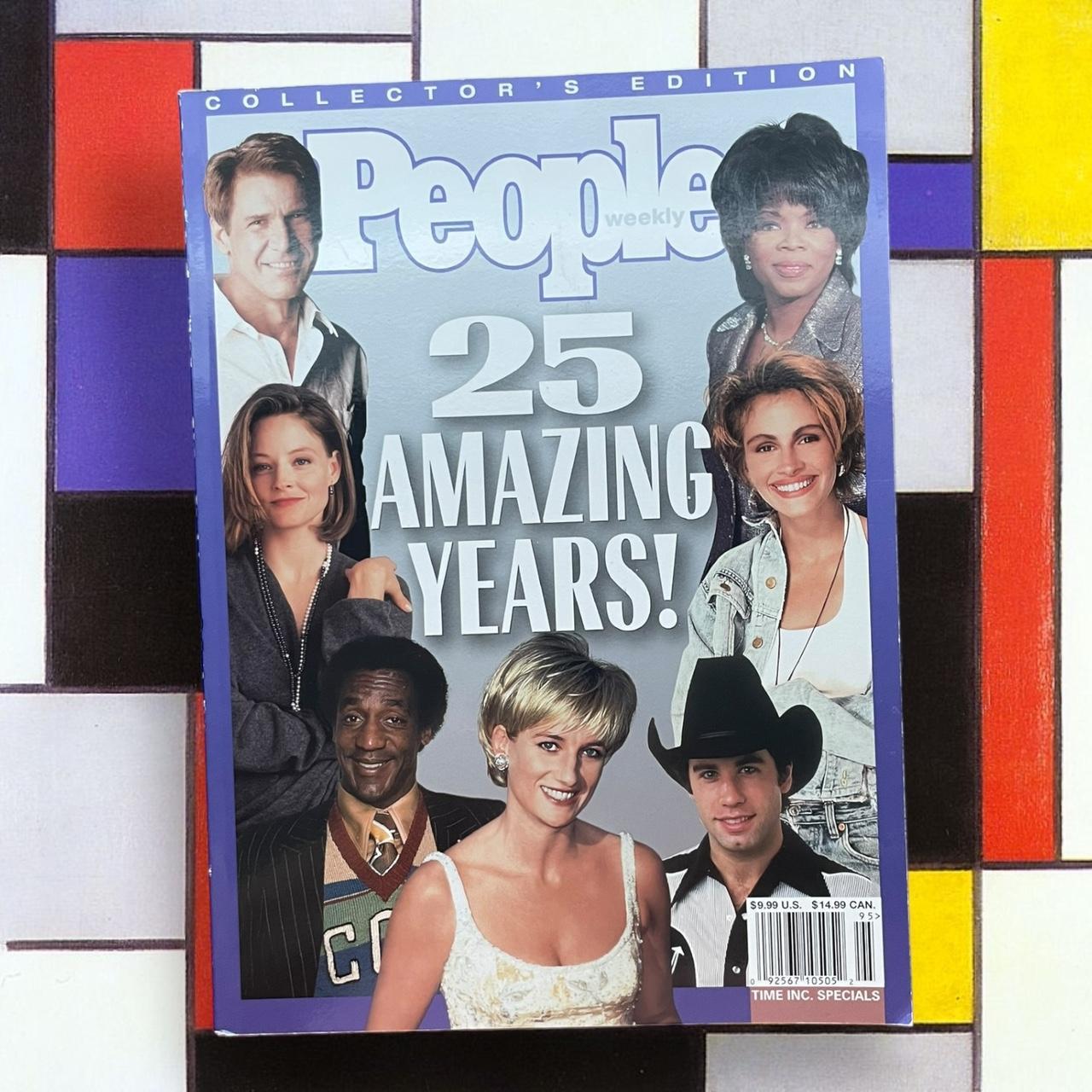 People Magazine 25 Amazing Years featuring all the... - Depop