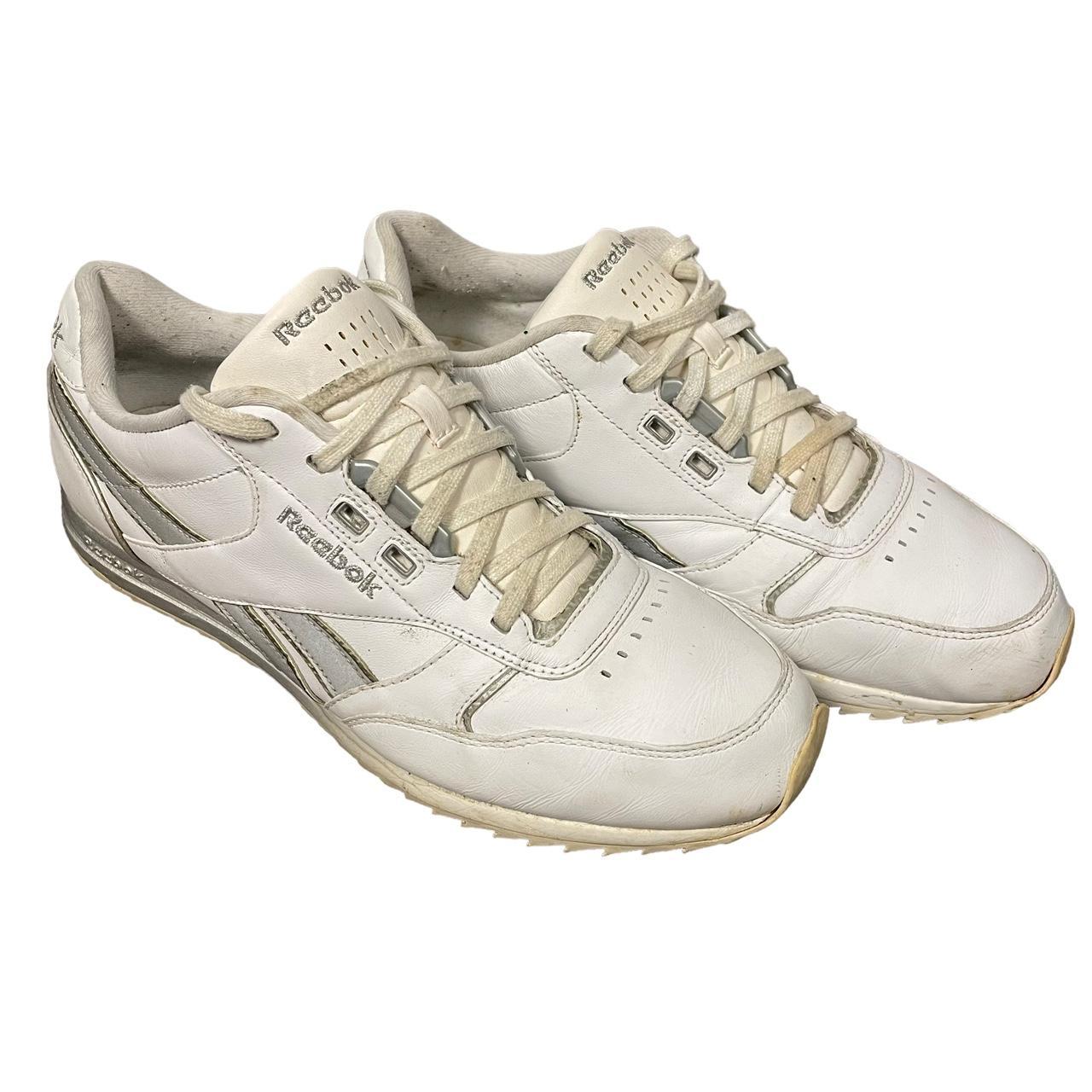 retro vintage y2k men’s white reebok... - Depop