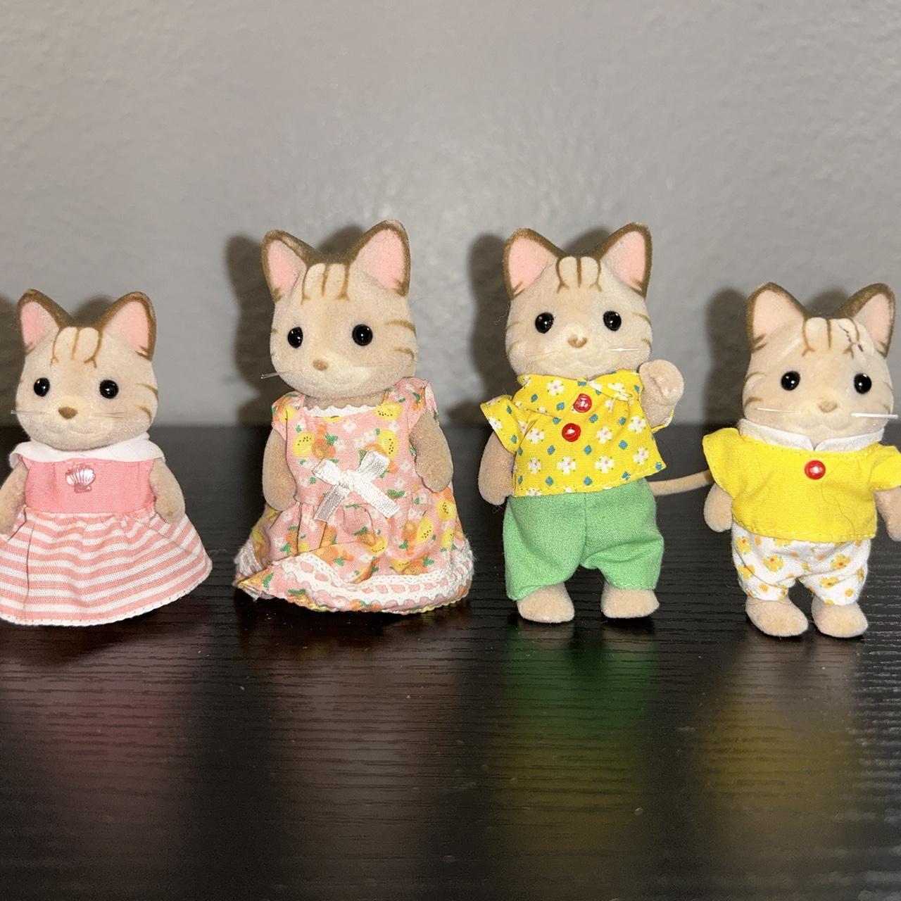 Calico critters sylvanian families Sandy Cat Family... - Depop